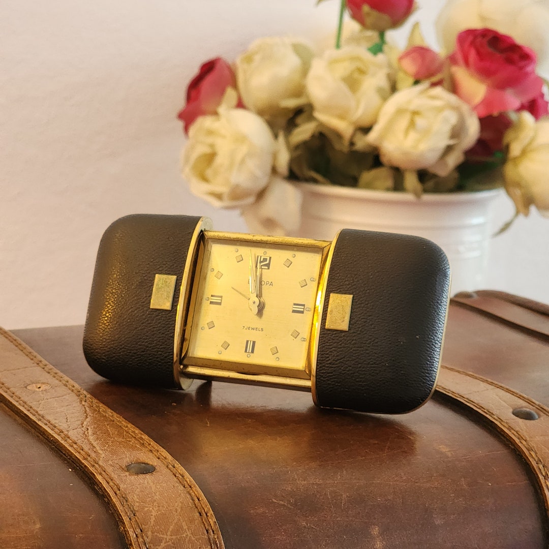 Very Beautiful Travel Alarm Clock, Signed Europa, 7 Jewels. Alarm Clock ...