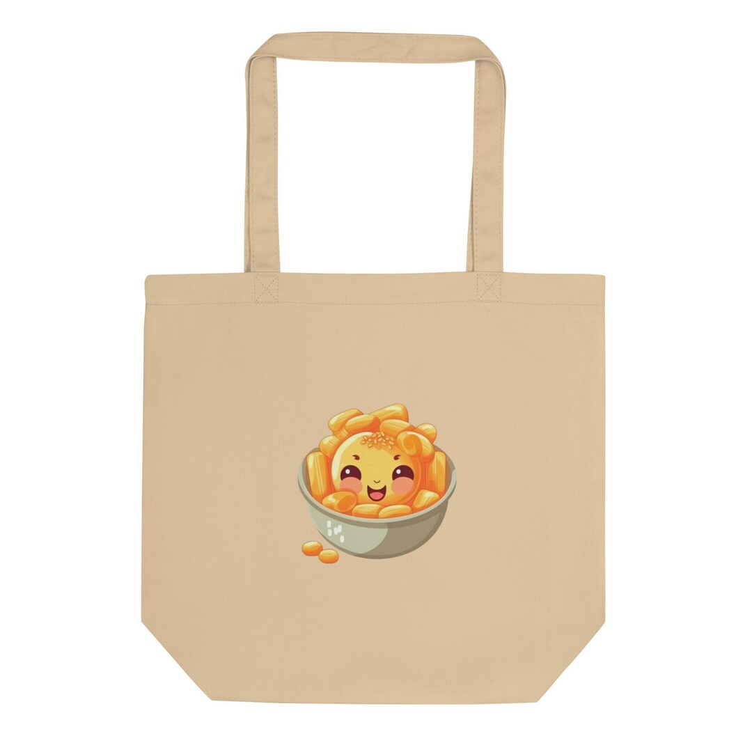 Tteokbokki Tote Bag - Asian-inspired Organic Cotton Carry-all for ...
