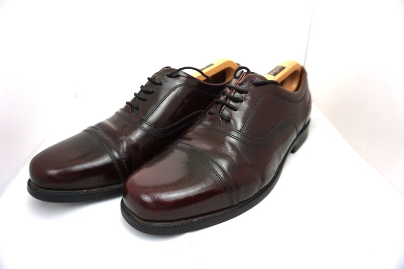 Clarks Collection Men's Brown Leather Shoe UK 8H Lace up Oxblood ...