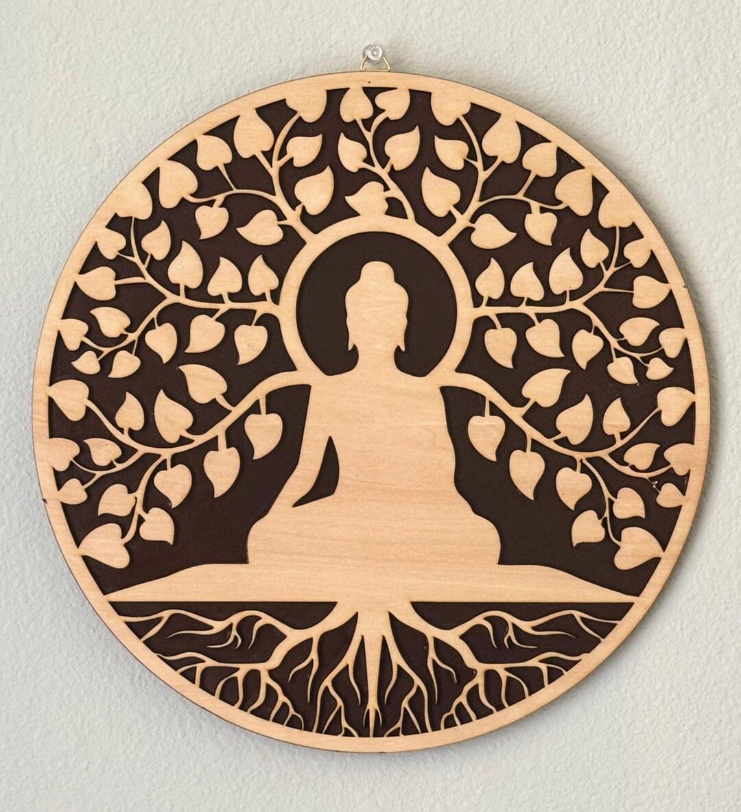 Buddha Tree Wall Art, Zen Meditation Decor - Etsy