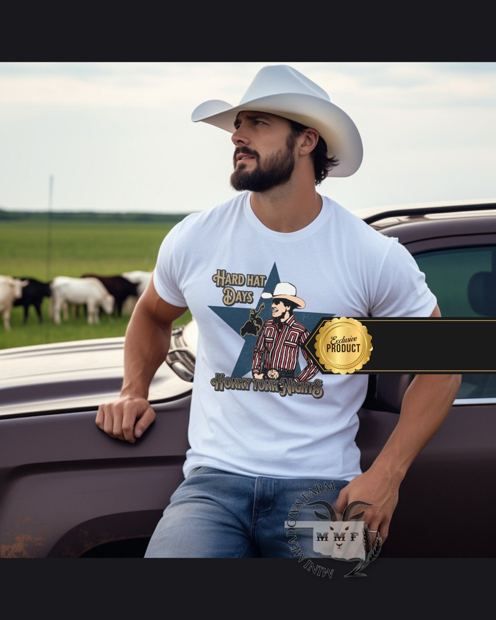 Urban Cowboy Shirt, Comfort Colors, Mens Vintage Country Shirts, Retro ...