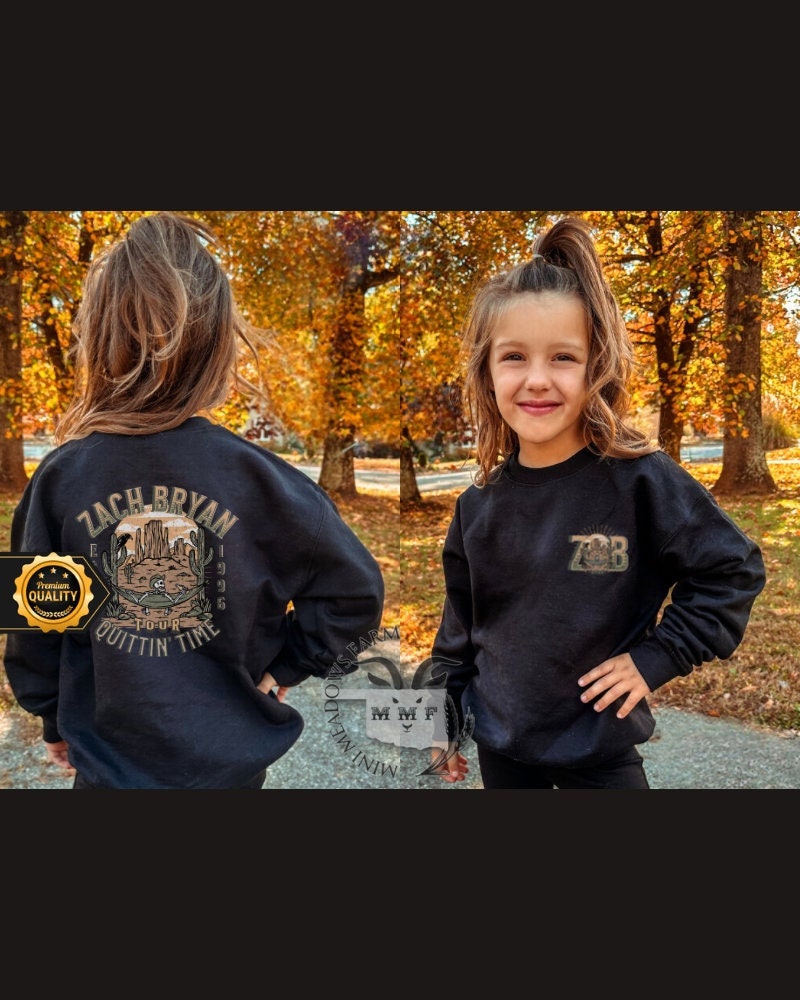 Zach Bryan Youth Crewneck Sweatshirt, Zach Bryan Kids Shirt, Zach Bryan ...