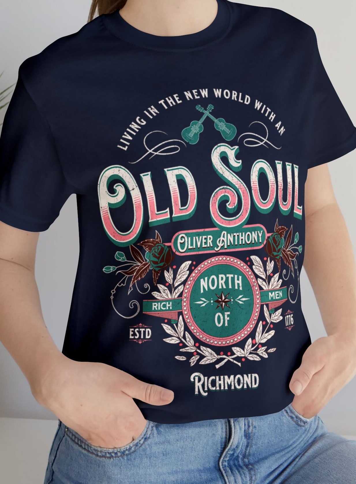 Oliver Anthony Shirt, Rich Men North of Richmond, Living in a New World ...