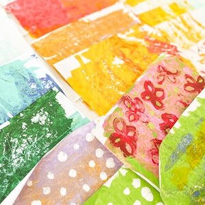 Mixed Media Collage Papers - Etsy