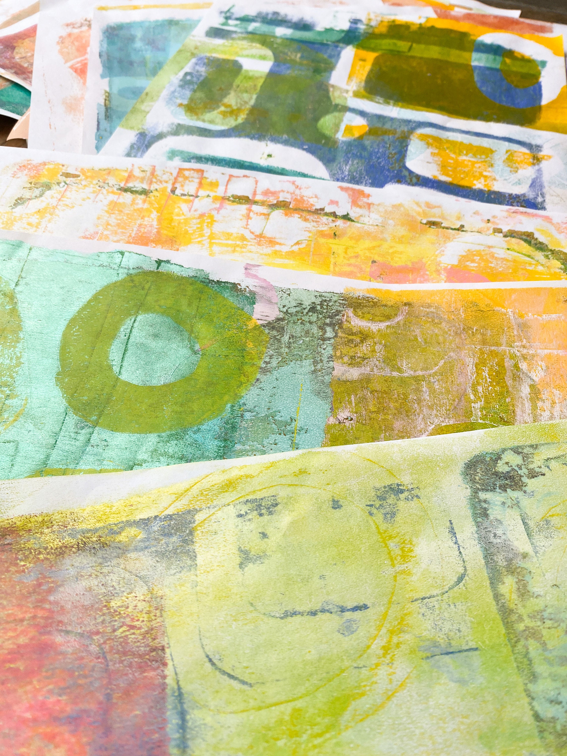 Mixed Media Collage Papers - Etsy