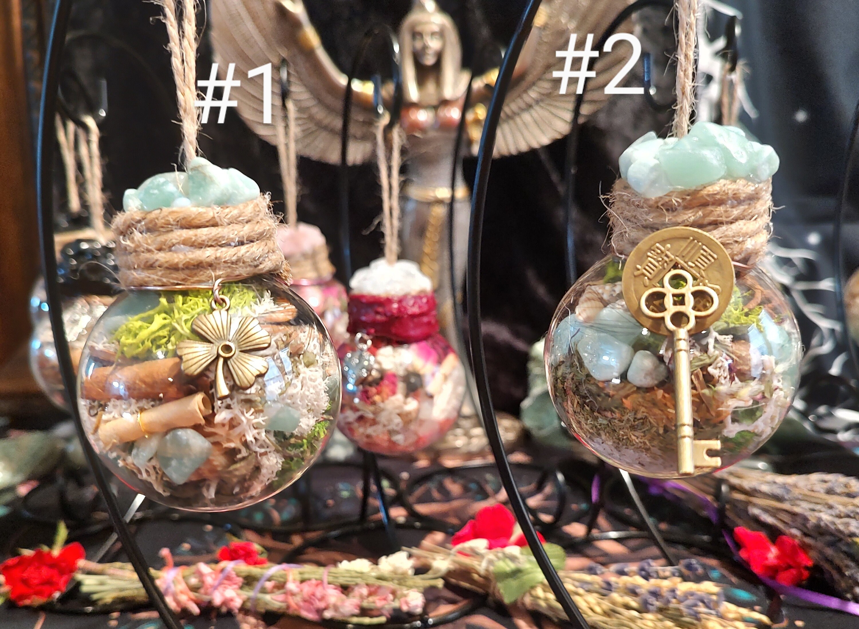 Witch Ball Small Version Witch Globe Ornament Spell Ball - Etsy