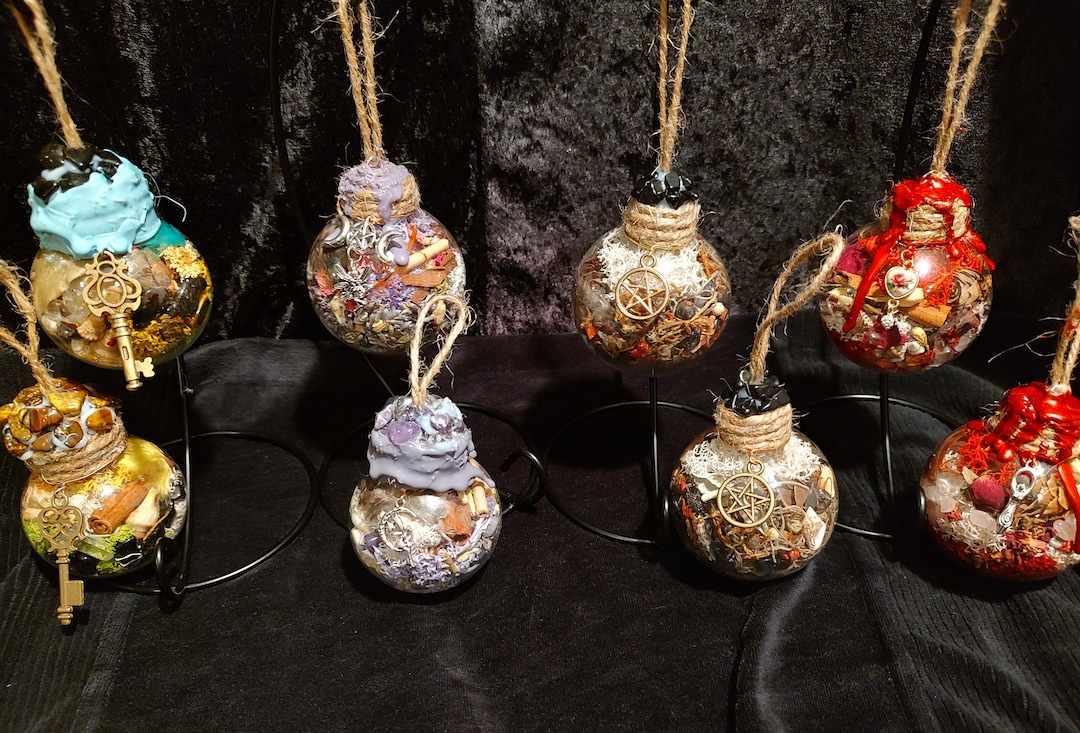 Witch Ball Small Version, Witch Globe, Ornament, Spell Ball - Etsy