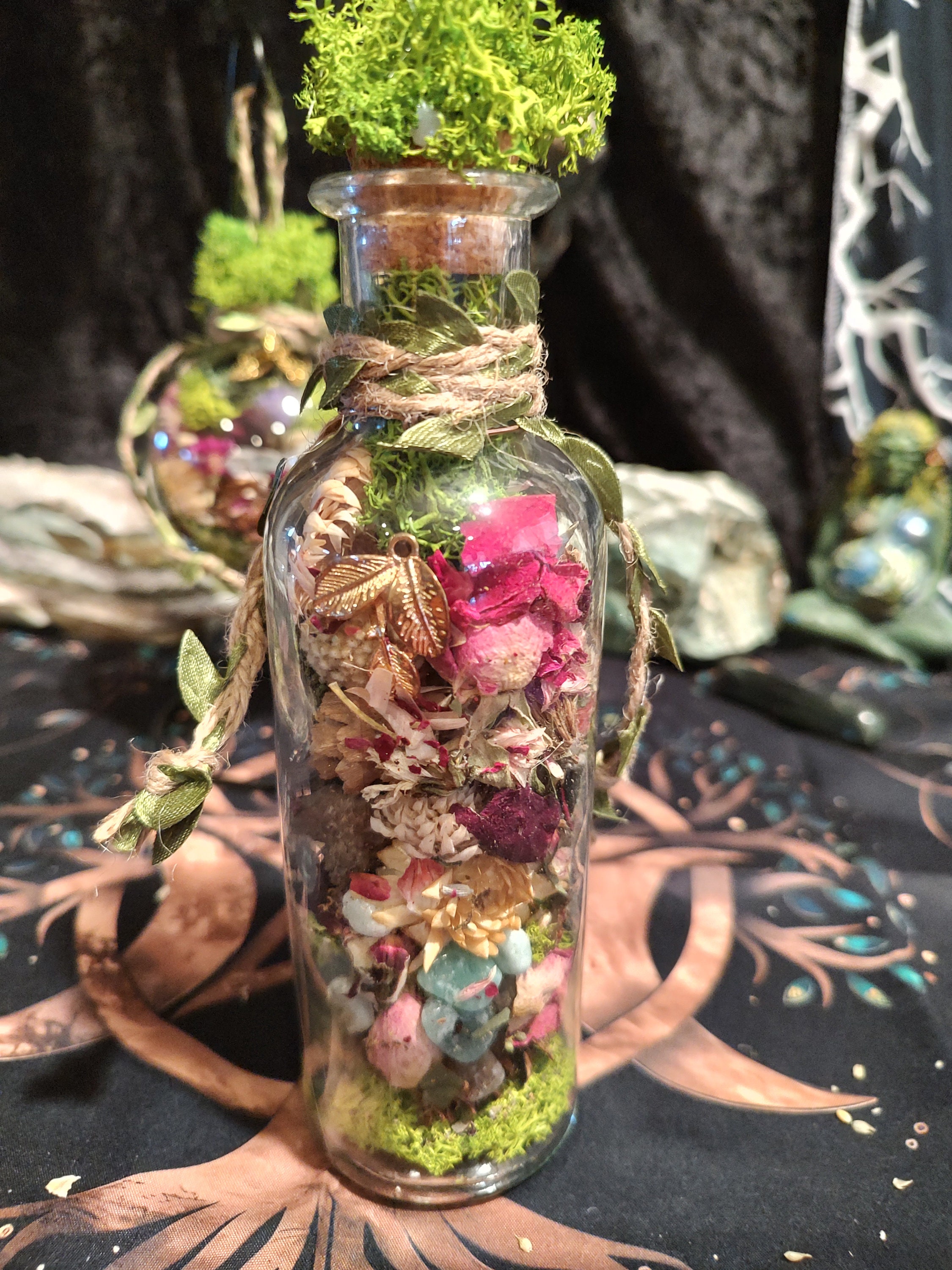 Goddess Collection Witch Bottle Witch Ball Gaia Yemaya - Etsy
