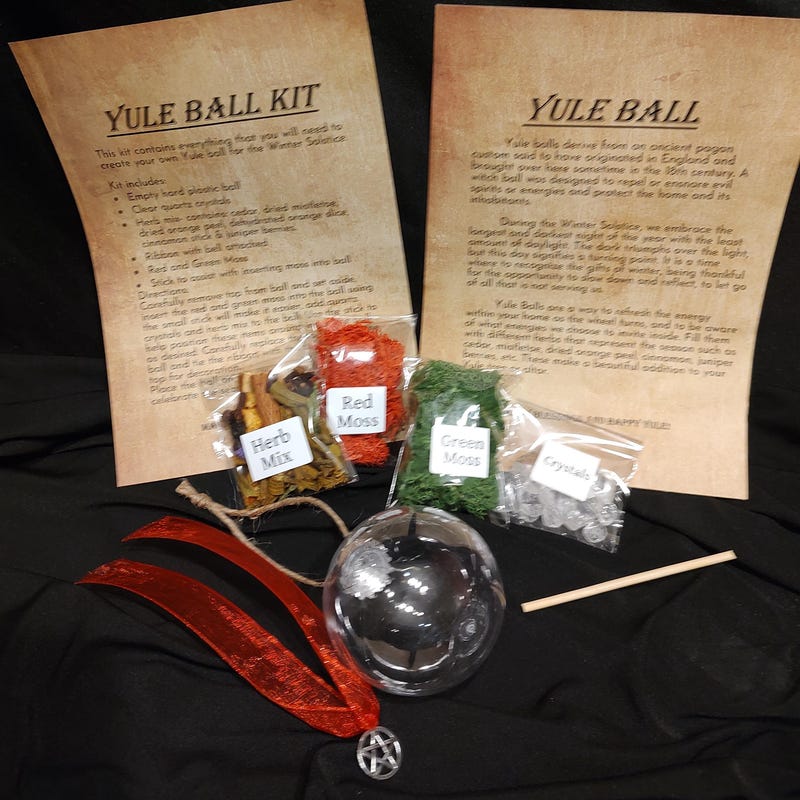 Yule Witch Ball Ornaments - Etsy