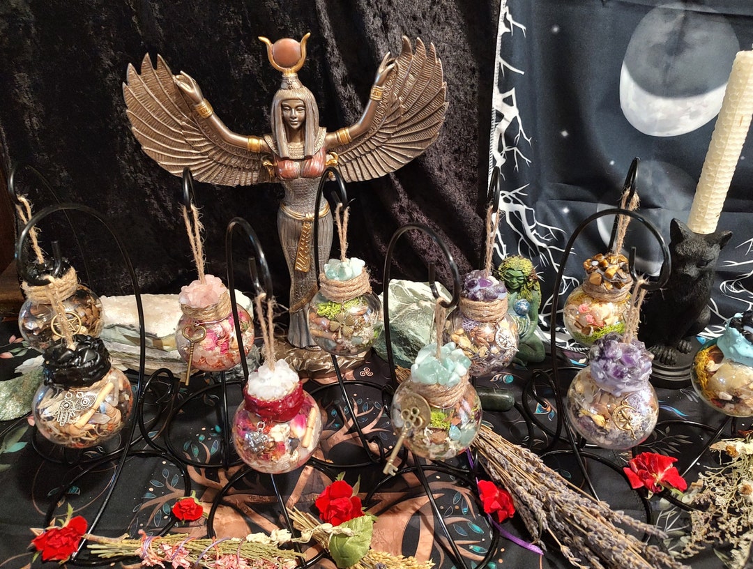 Witch Ball Small Version Witch Globe Ornament Spell Ball - Etsy