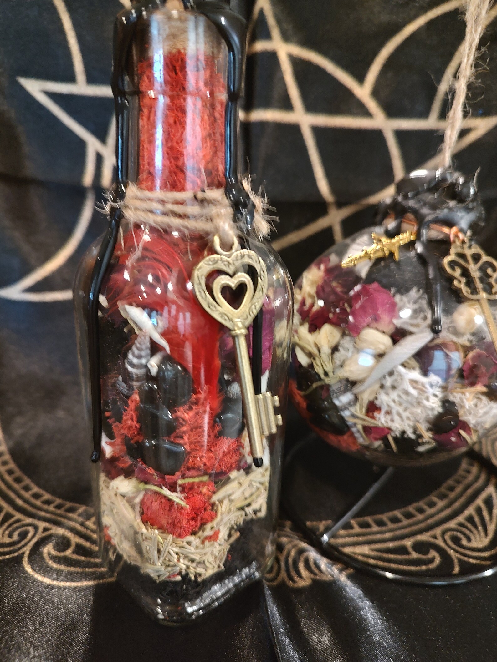 Goddess Collection Witch Bottle Witch Ball Gaia Yemaya - Etsy