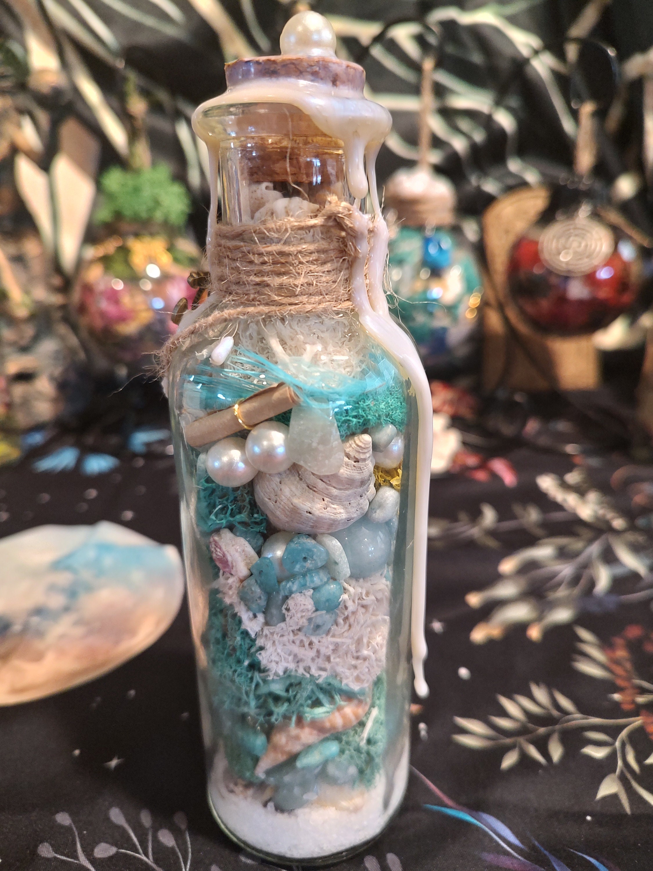 Goddess Collection Witch Bottle Witch Ball Gaia Yemaya - Etsy