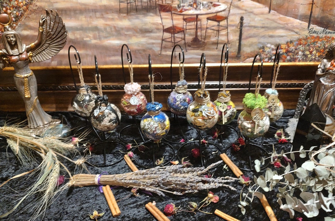 Witch Ball Small Version Witch Globe Ornament Spell Ball - Etsy