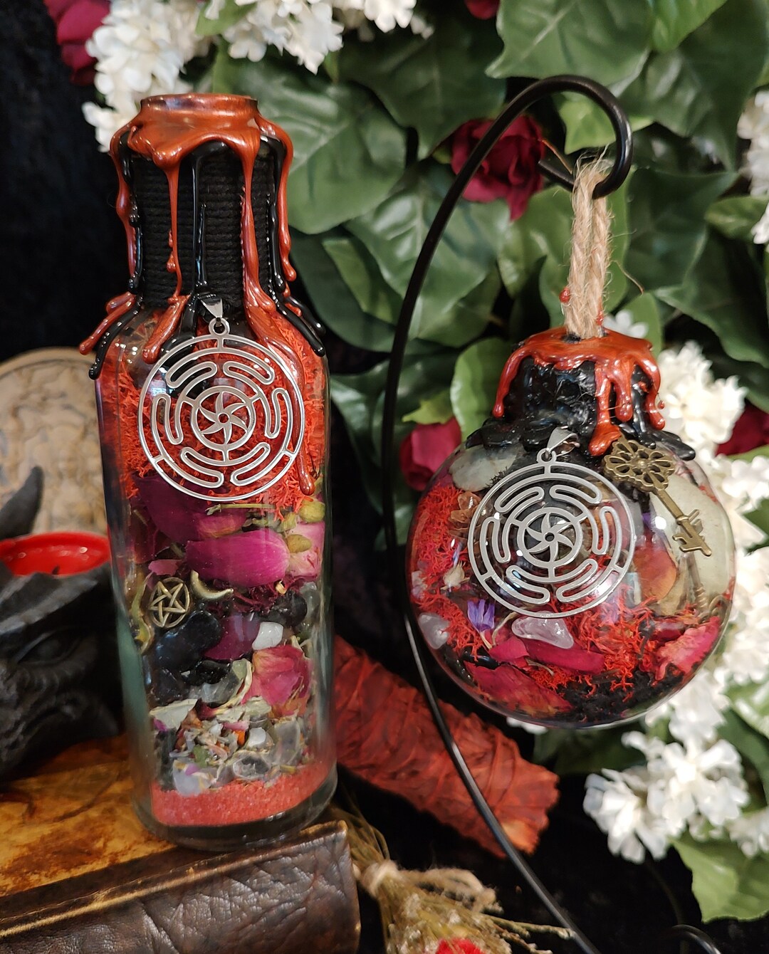 Goddess Collection Witch Bottle Witch Ball, Gaia, Yemaya, Athena ...