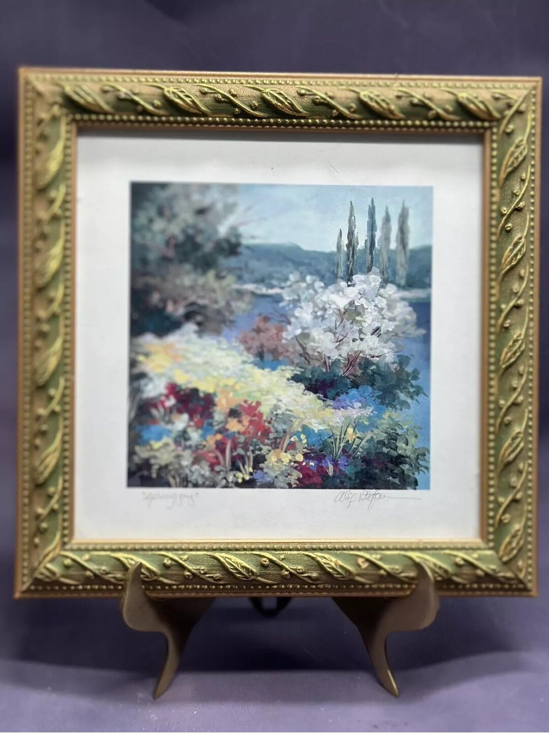 Alix Stefan Mini Original Art Still Life Landscape Spring Joy Signed ...