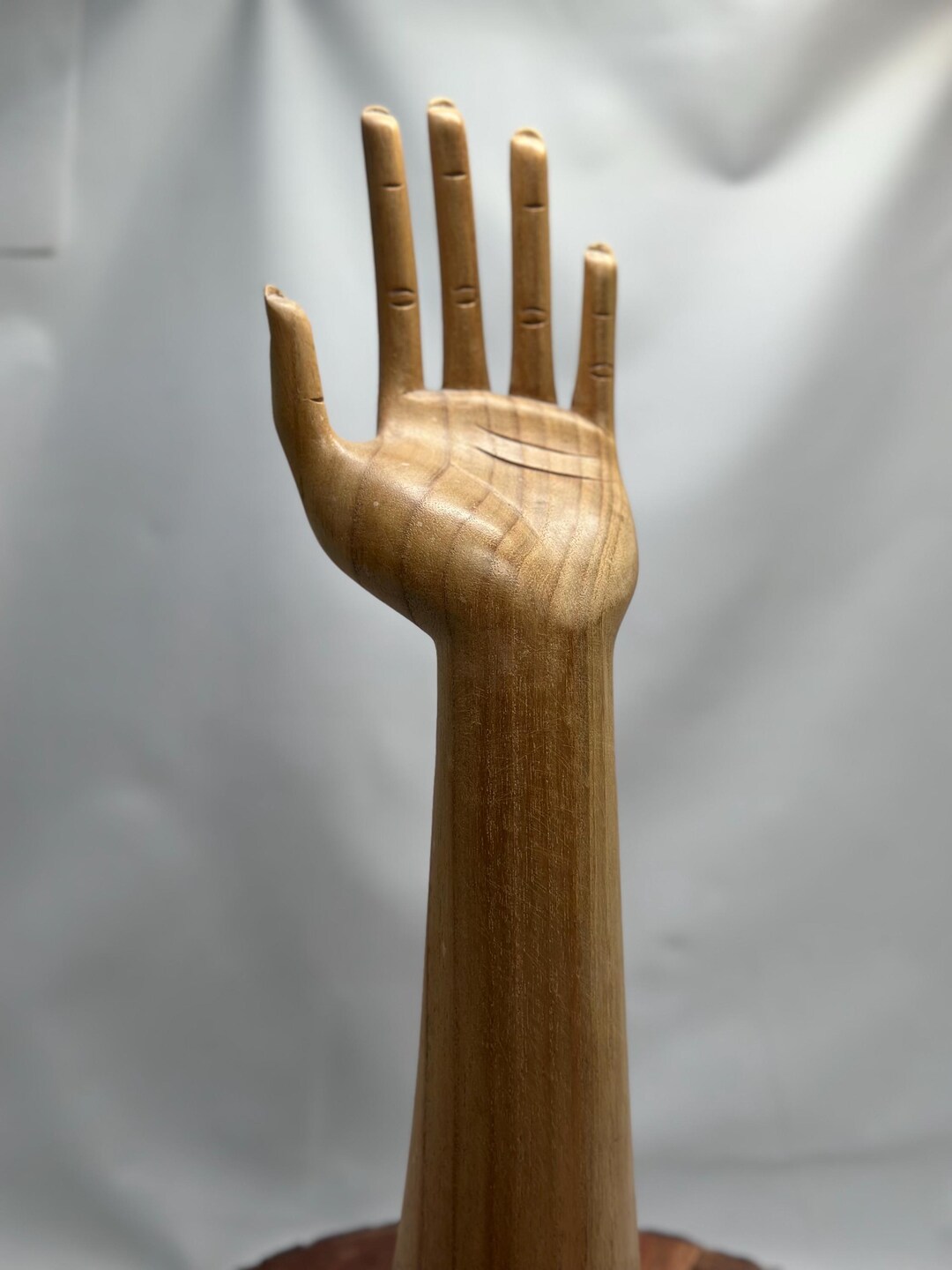 Vintage Mannequin Hand Carved Wood Arm Hand Tall Sculpture - Etsy