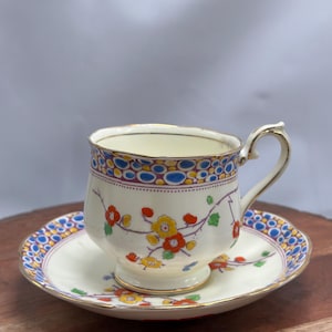 Royal Albert Tea Cup and Saucer Crown China Painted Floral 100 Years ...