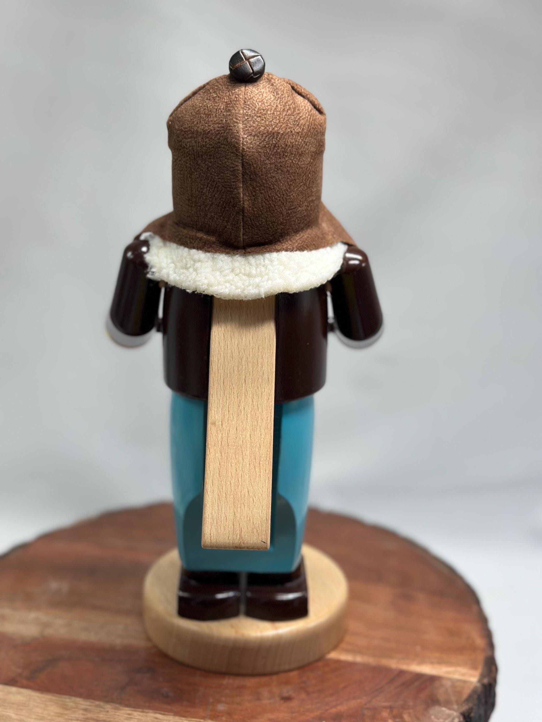 Vintage Steinbach Nutcracker Aviator Pilot 10" German Volkskunst - Etsy