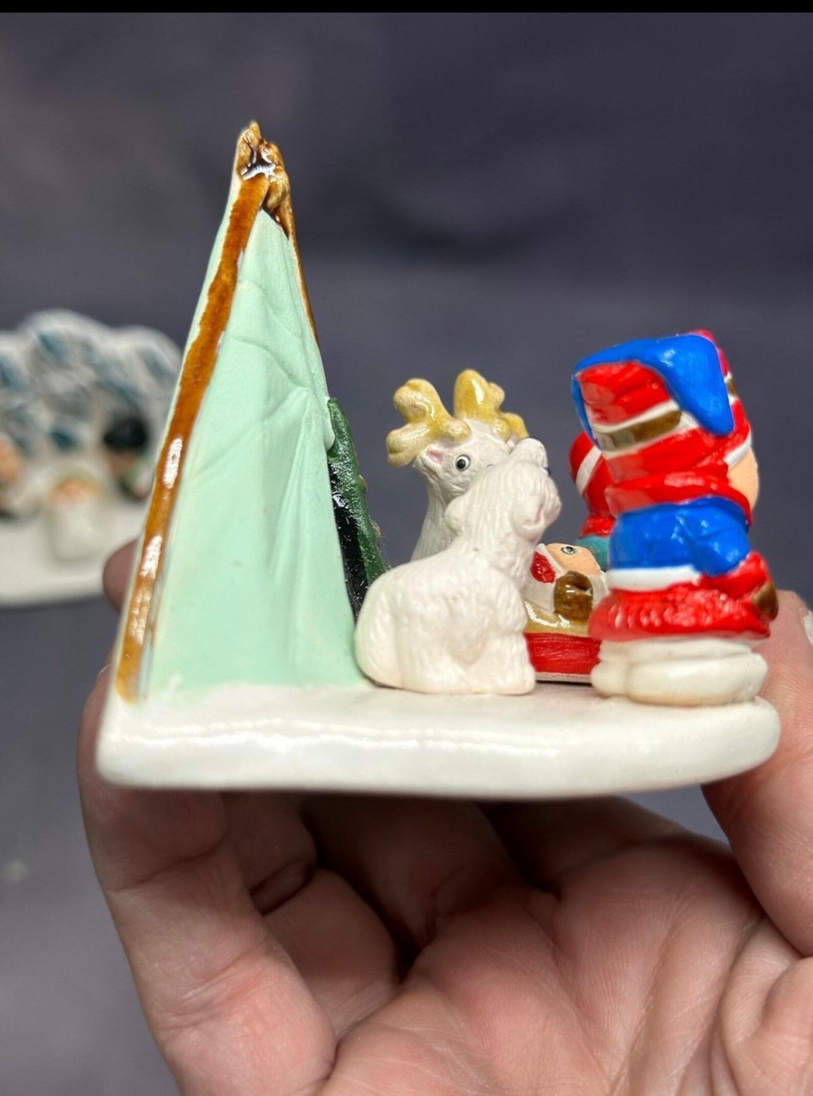 Vintage Art Pottery 4 Nativity Collection Nordic, German Baby Jesus ...