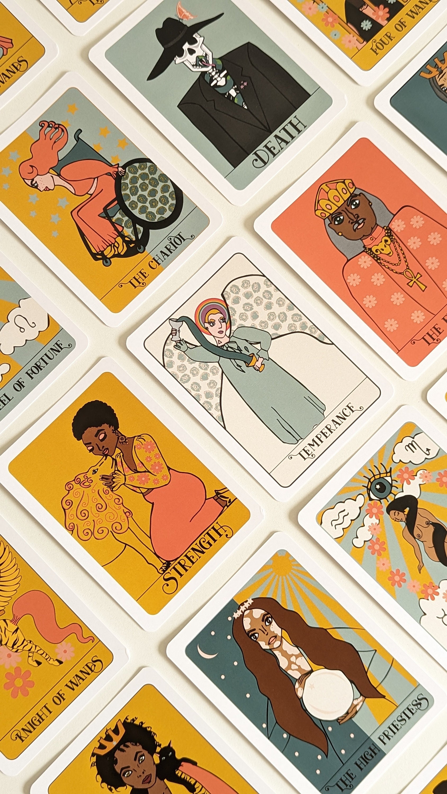 The Karmic Witch Inclusive Tarot Deck - 78 Cards, Fully Illustrated, 5 ...