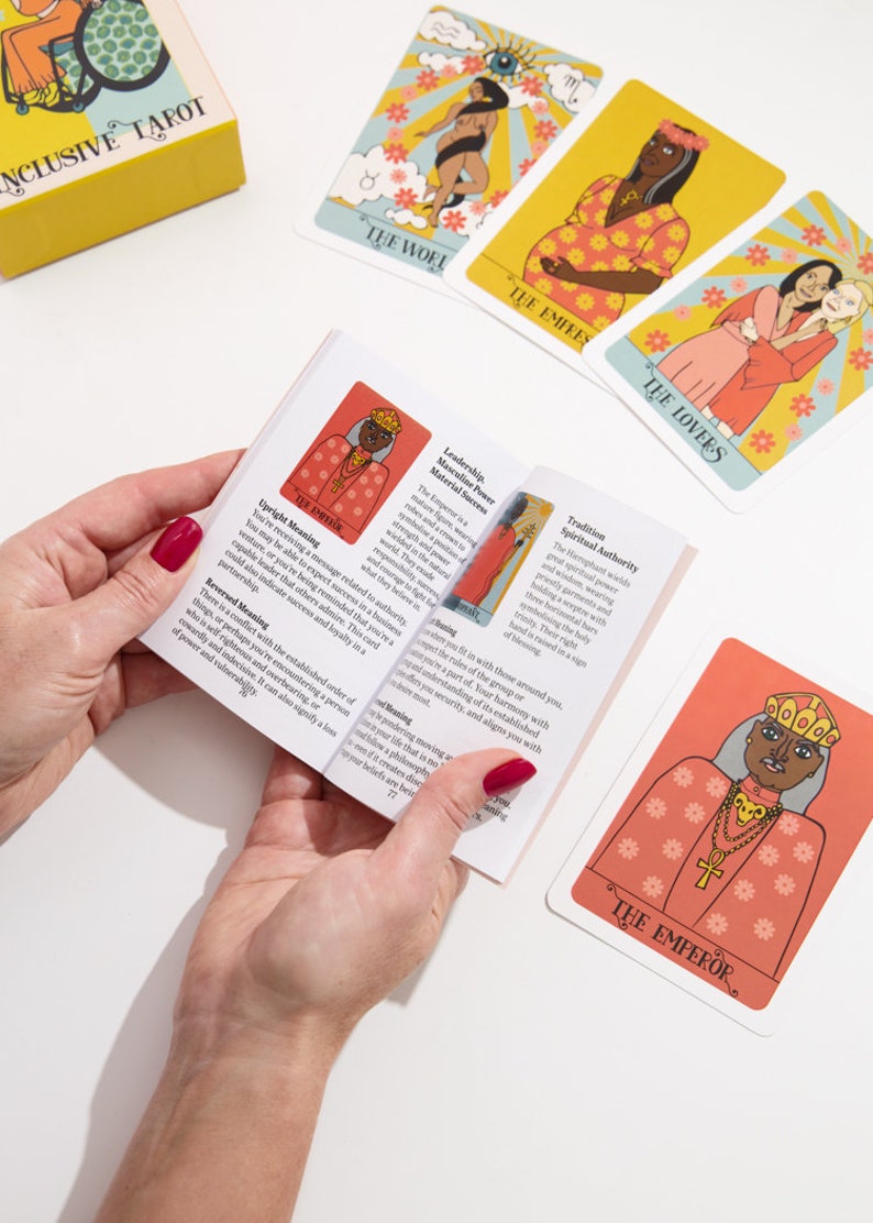 The Karmic Witch Inclusive Tarot Deck - 78 Cards, Fully Illustrated, 5 ...