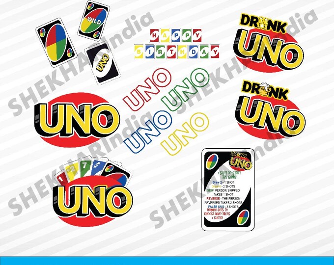 DRUNK UNO GAME Set - Etsy