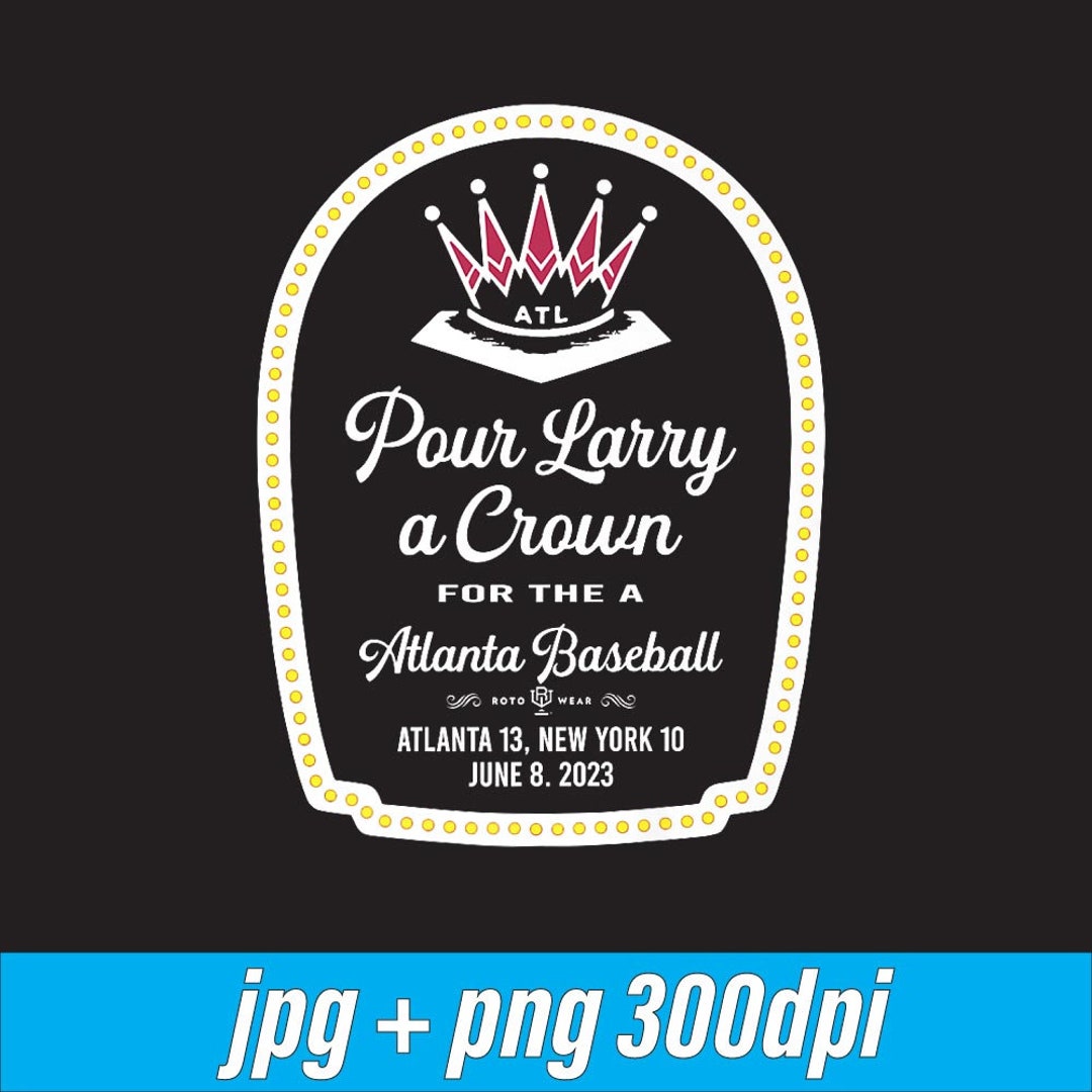 Pour Larry A Crown Png A Crown for Baseball Png Baseball - Etsy