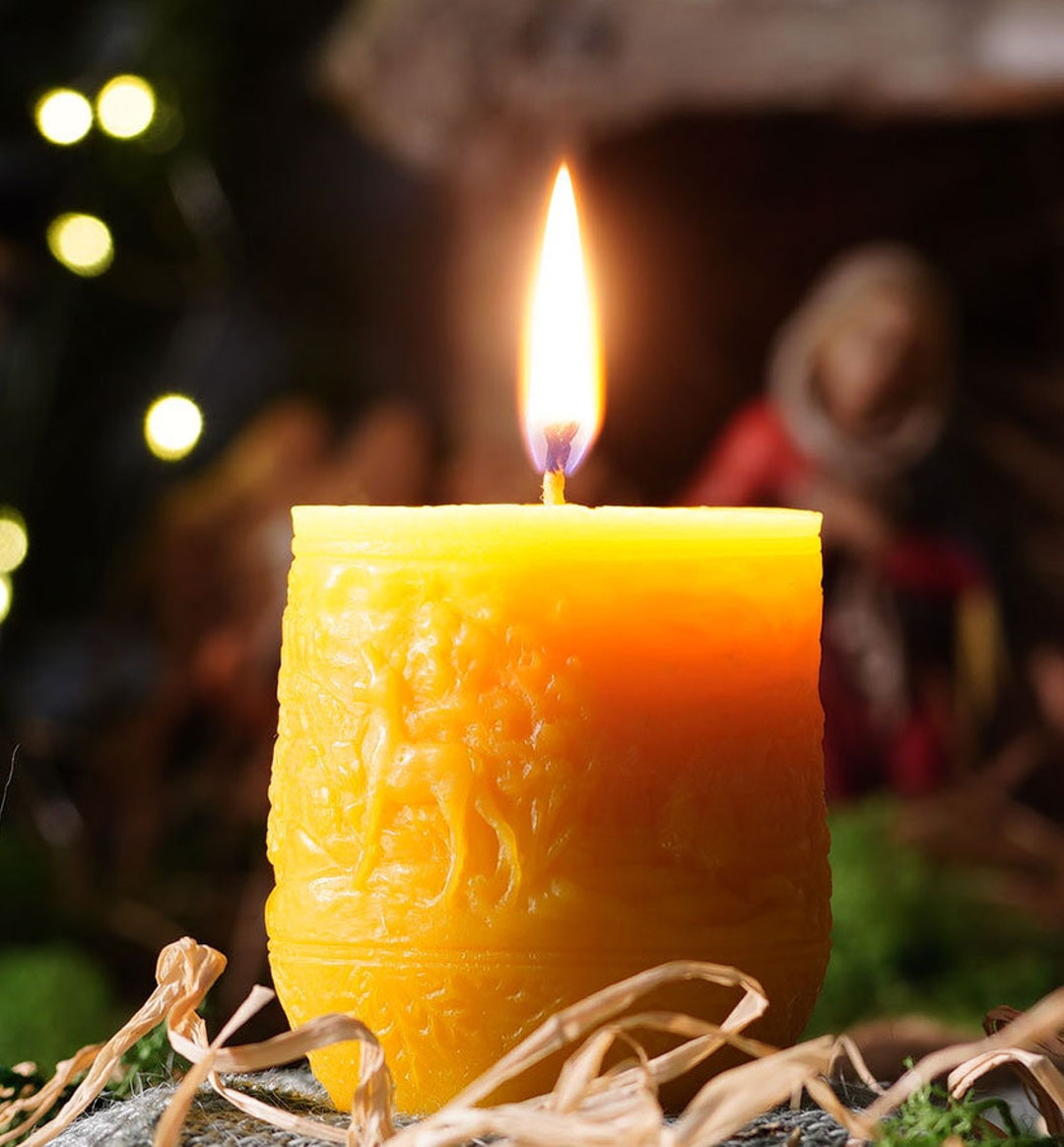 Nektar&co Beeswax Candle Made From 100% Beeswax, Candle 7 X 7.5 Cm ...
