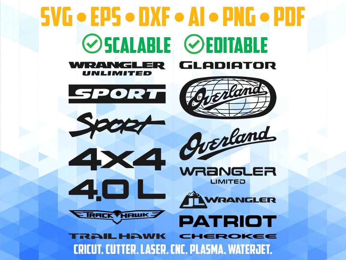 Clean Gladiator 4x4 4.0 WRANGLER LIMITED Sport Trackhawk Trailhawk ...