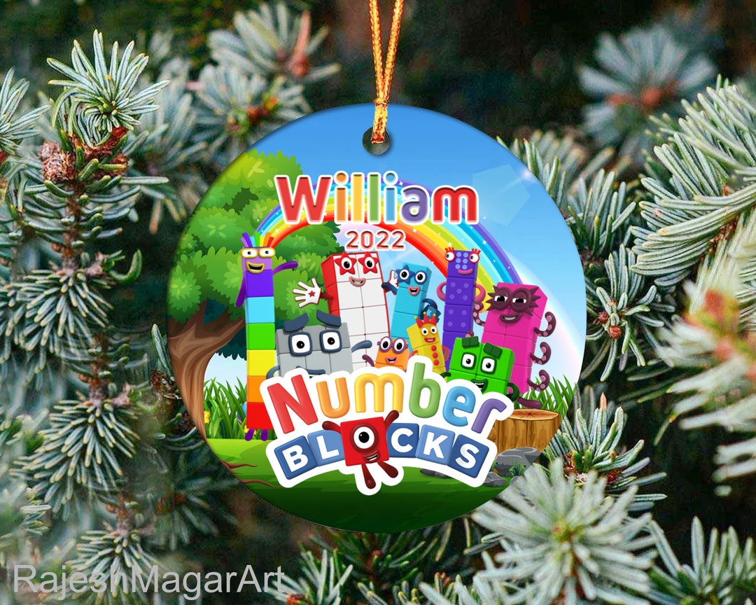 Custom Numberblocks Ornament Numberblocks Christmas Ornament - Etsy