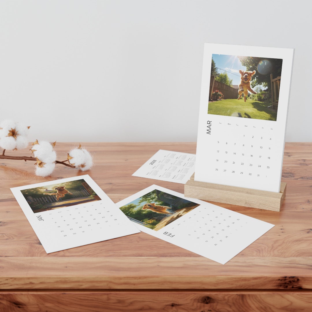 Personalized Calendar 2024 Custom Picture Logo Text - Etsy