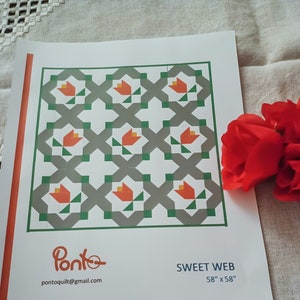 Sweet Web - PDF Quilt Pattern for Beginners - Etsy