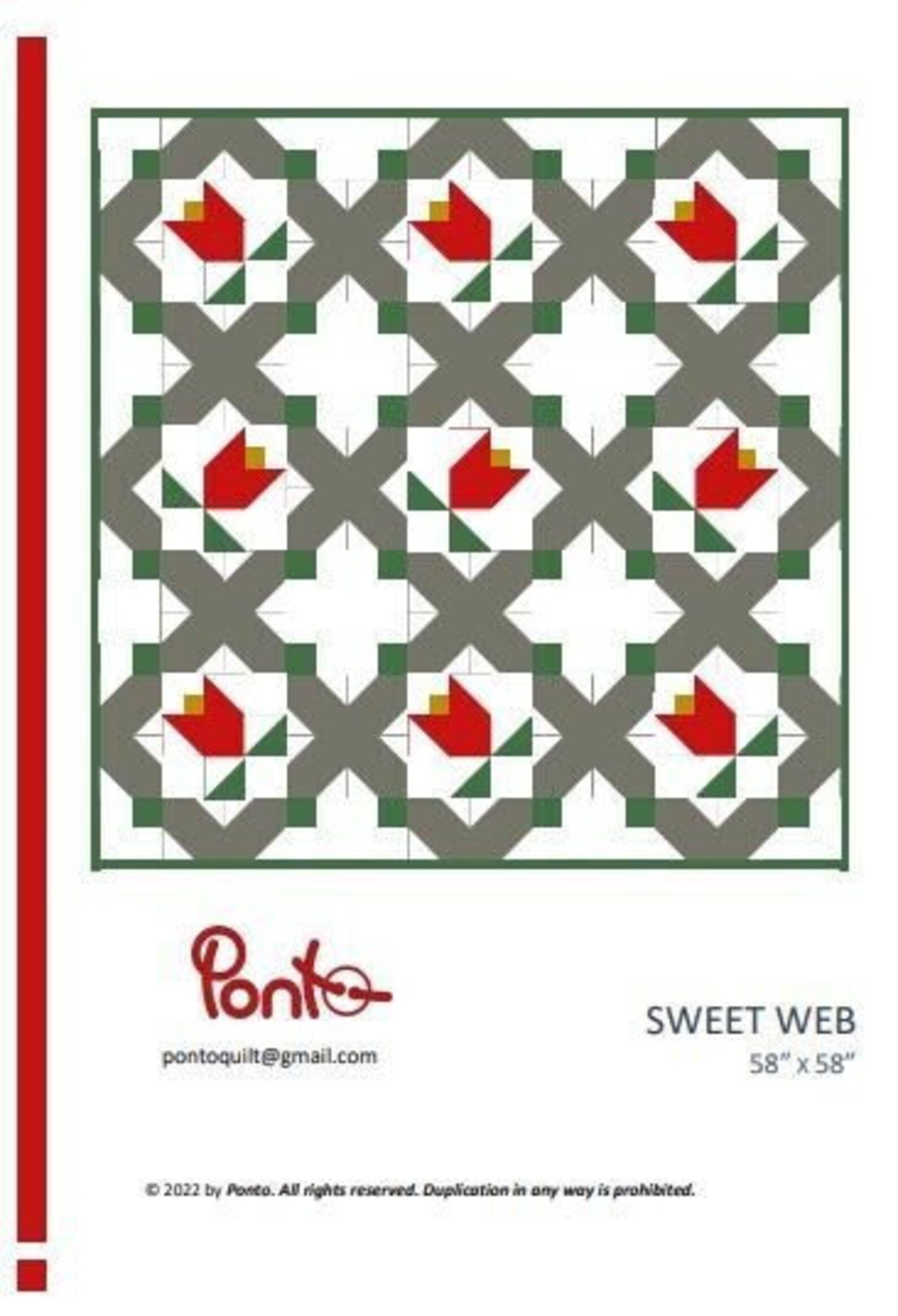 Sweet Web - PDF Quilt Pattern for Beginners - Etsy