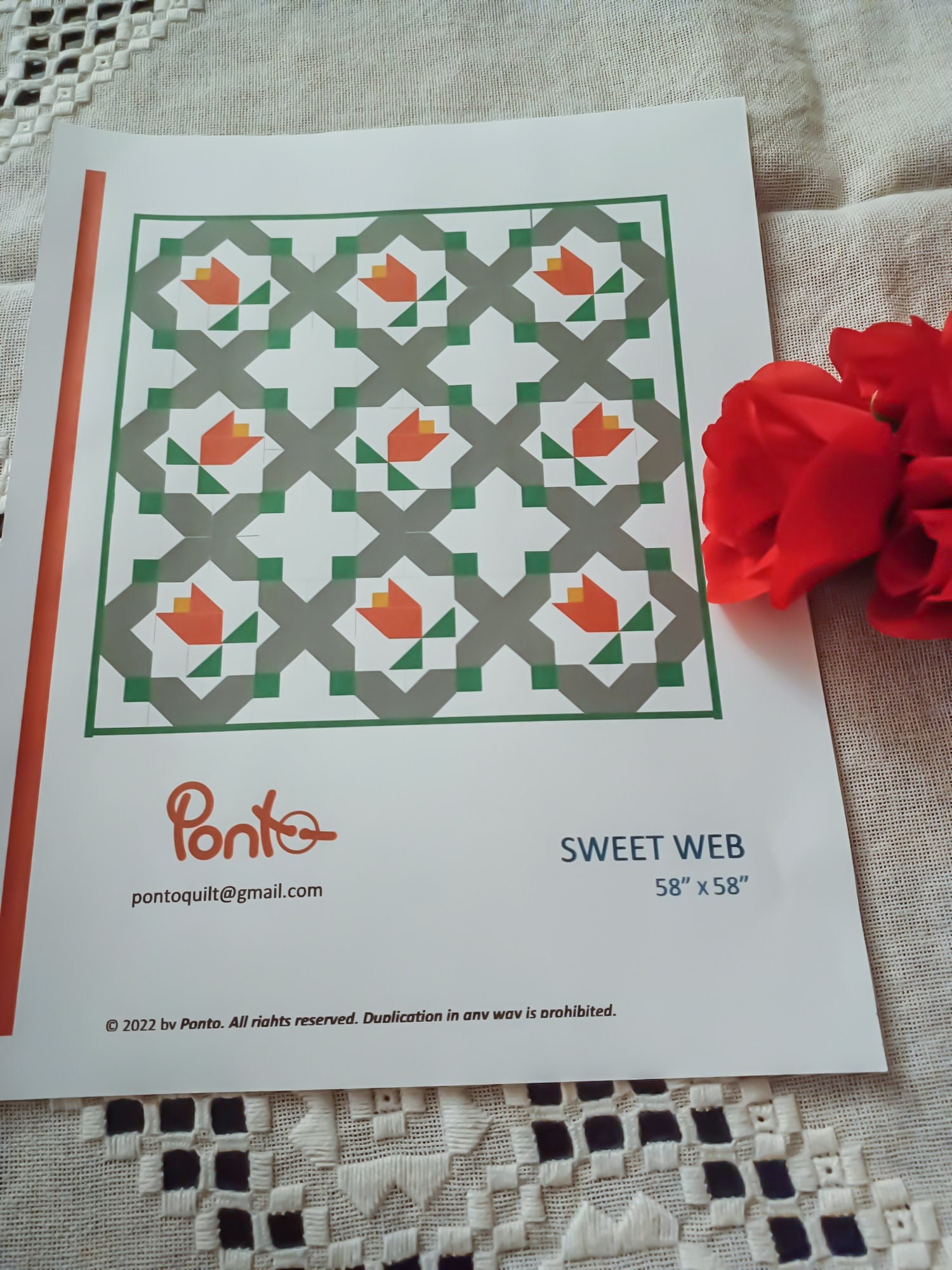 Sweet Web - PDF Quilt Pattern for Beginners - Etsy