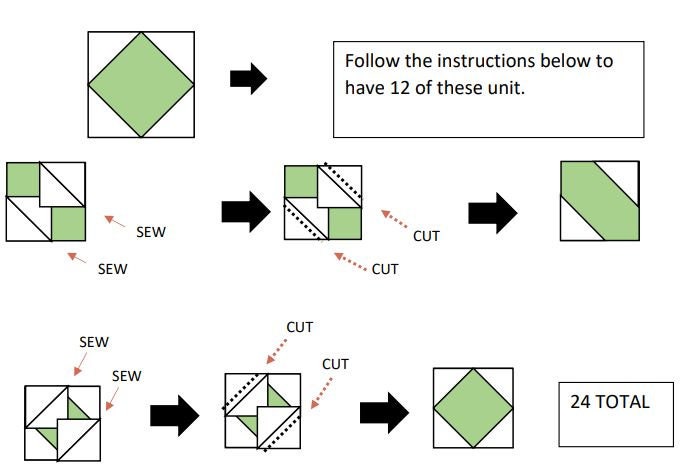 Emeralds - PDF Quilt Pattern for Beginners - Etsy