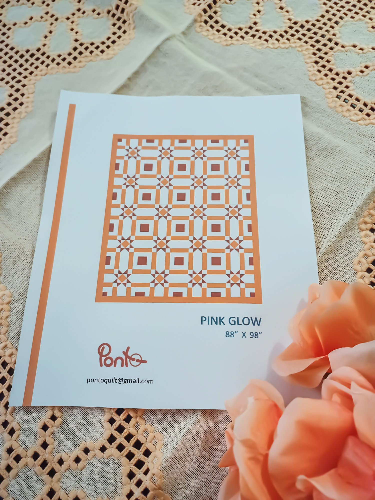 Pink Glow - PDF Quilt Pattern for Beginners - Etsy