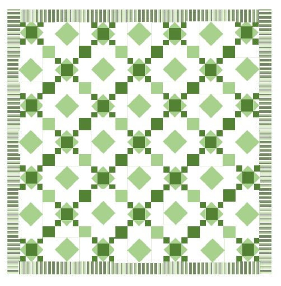 Emeralds - PDF Quilt Pattern for Beginners - Etsy