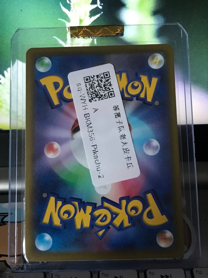 Pokémon Team Galactic Pikachu Custom Holofoil Mint Toploaded/sealed ...