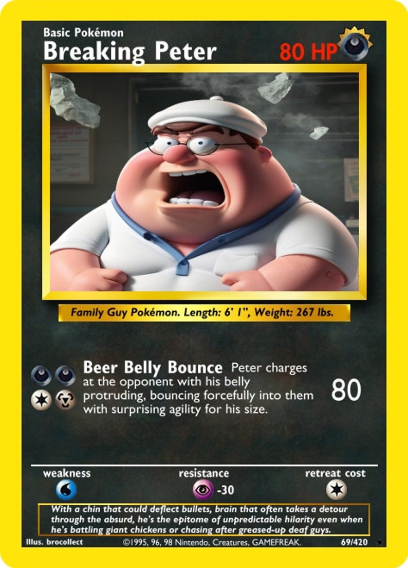 RARE Breaking PETER GRIFFIN family Guy Breaking Bad Peter Seth ...