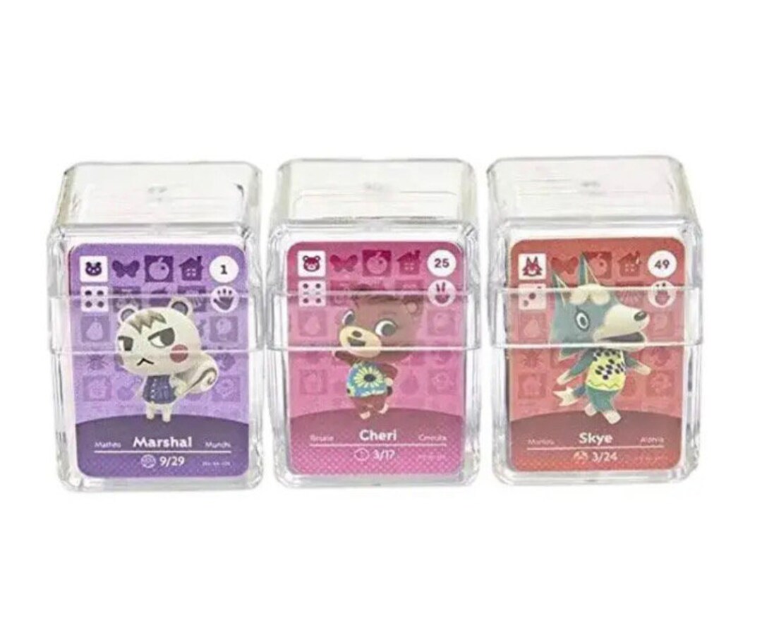 Animal Crossing Nintendo Amiibo Cards Toys 201 to 300 New Horizons Amibo Card Hazel NS Switch ...