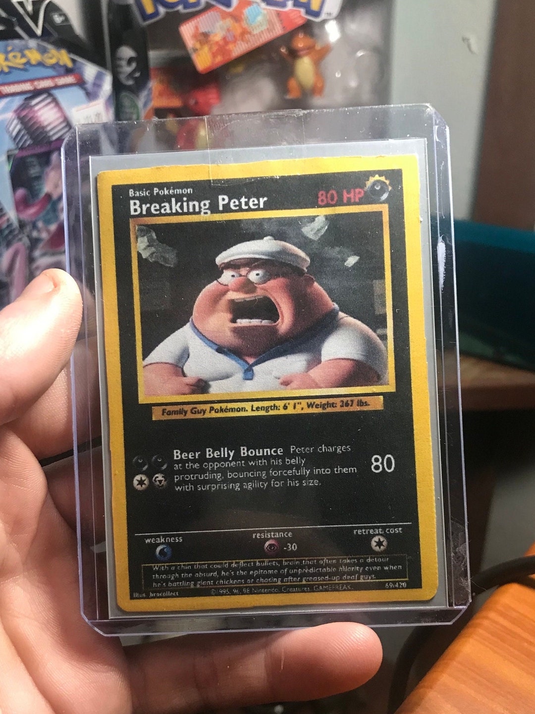 RARE Family Guy X Breaking Bad Custom Pokemon Card One of a Kind ...