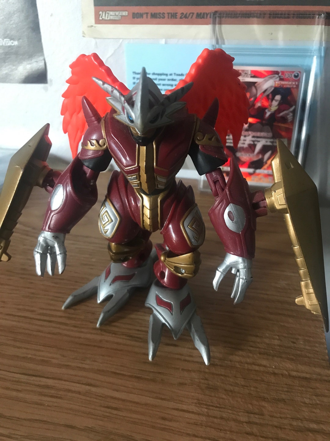 Spirit Evolution Vritiamon Burning Greymon 5 Action Figure Digimon ...