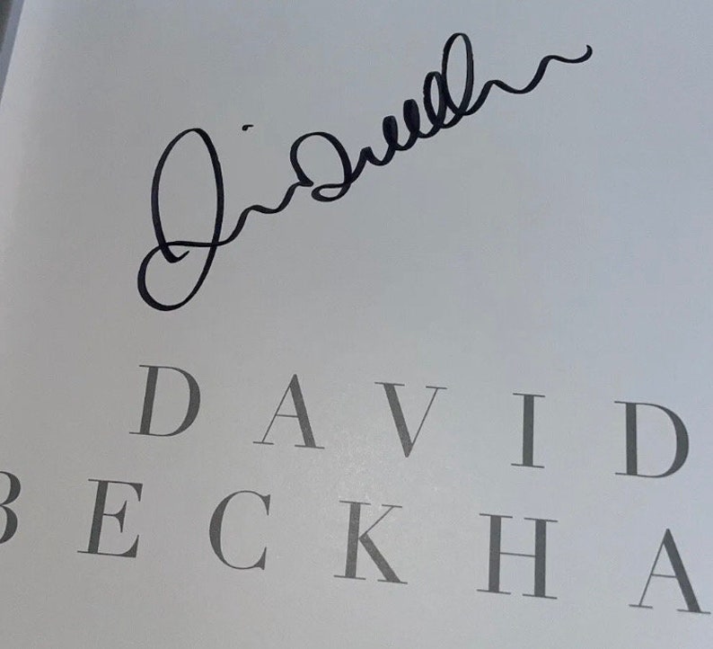 David Beckham Signed Limited Edition Book 140/500 Soccer EXQUISITE ...