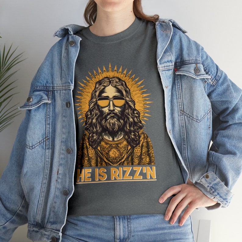 Funny Shirt, Rizz Tshirt, Jesus, Meme Shirt, Funny Tee, Trend, Rizz T ...