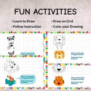 100 Printable Pages Learn to Draw in Preschool: Activity Workbook ...