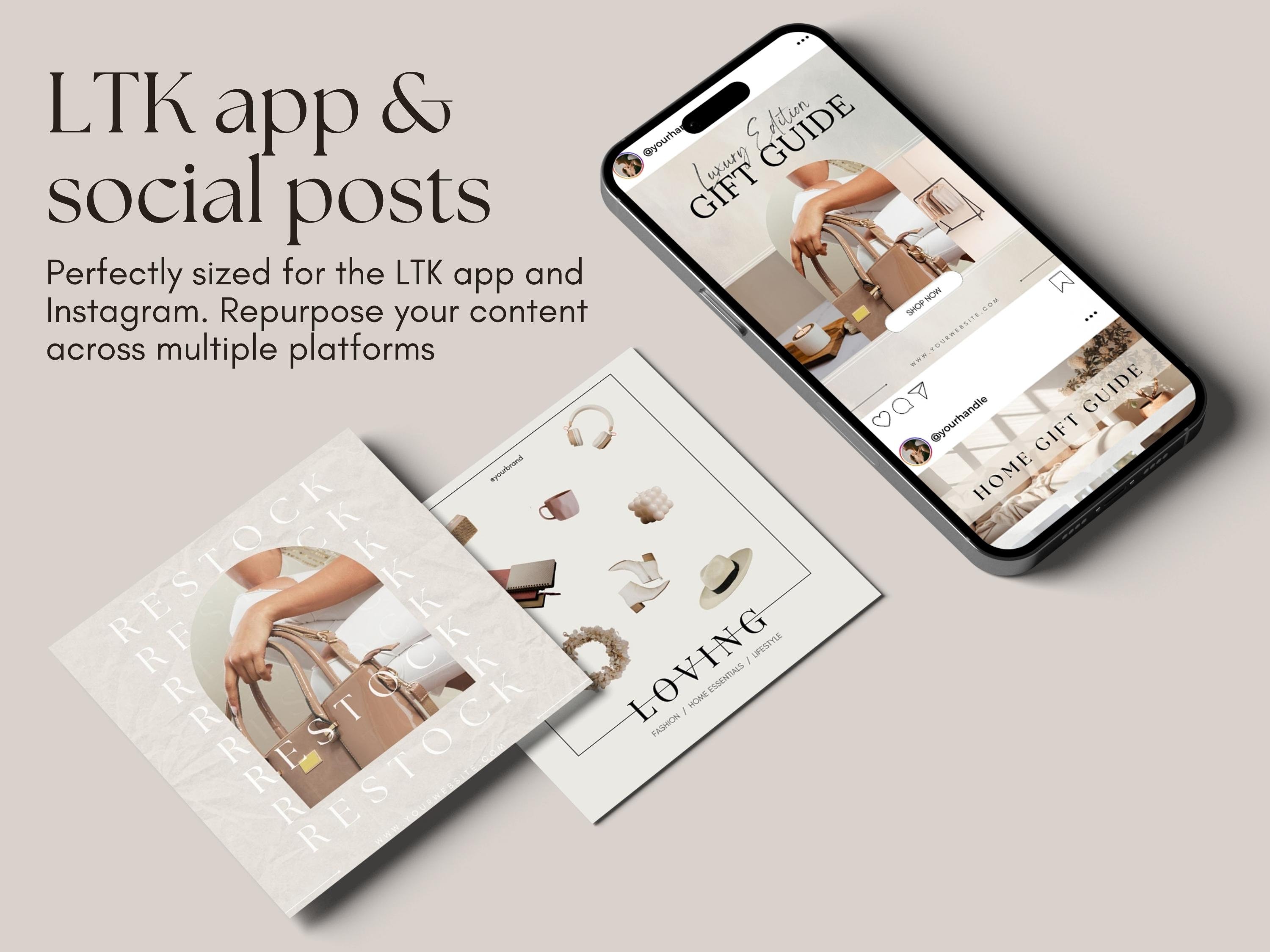 60 Editable LTK Templates Canva, LTK Blogger or Influencer, Fashion ...