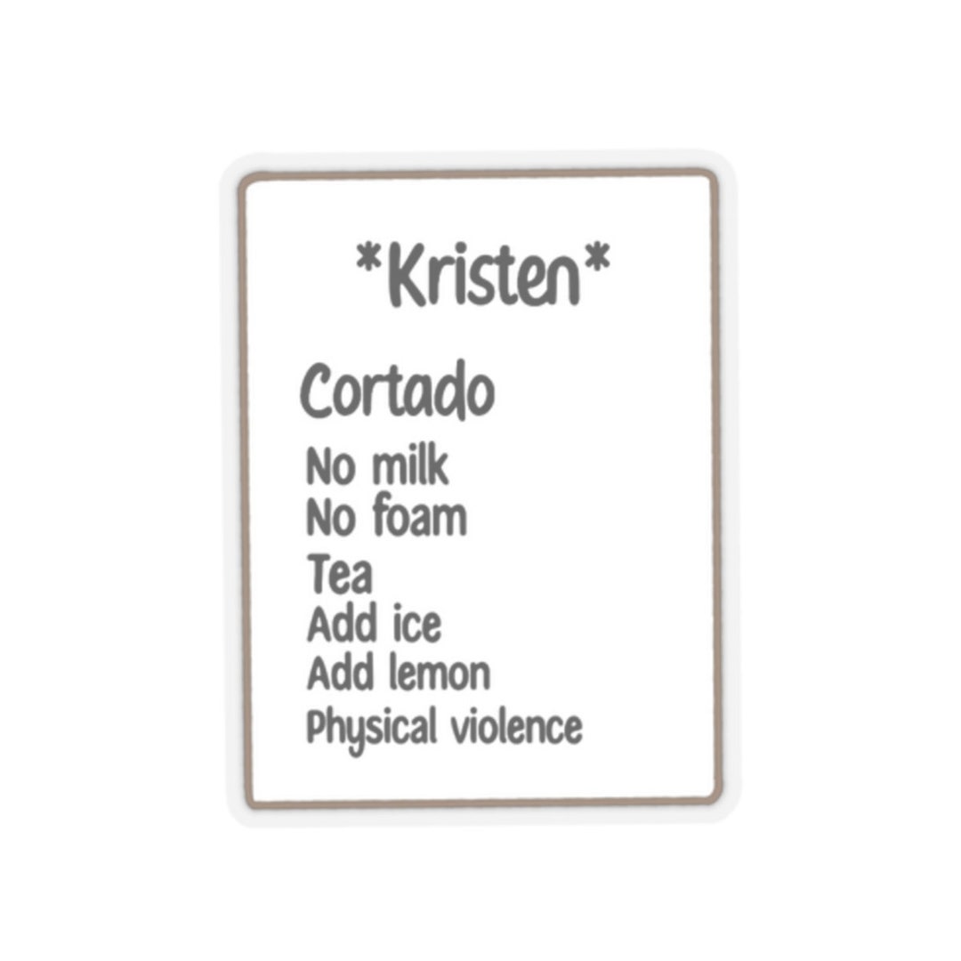 Kristen Applebees Cortado Coffee Order Gilear Fantasy High Fabian ...