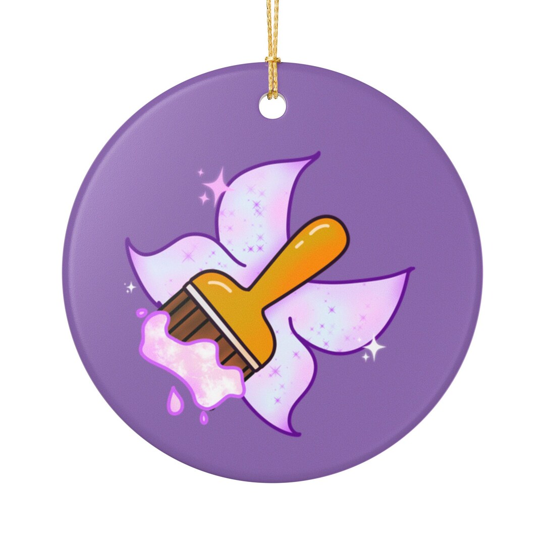 Faerie Paintbrush Fairy Neopets Girly Ceramic Decoration Ornament, (1pc ...