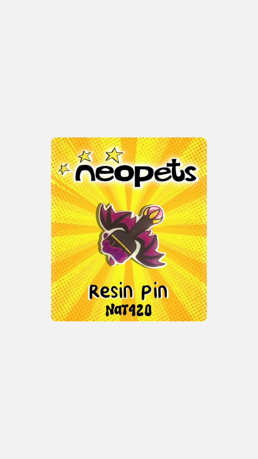 Neopets Darigan Faerie Paintbrush Nostalgia 90s Kid Resin Pin - Etsy
