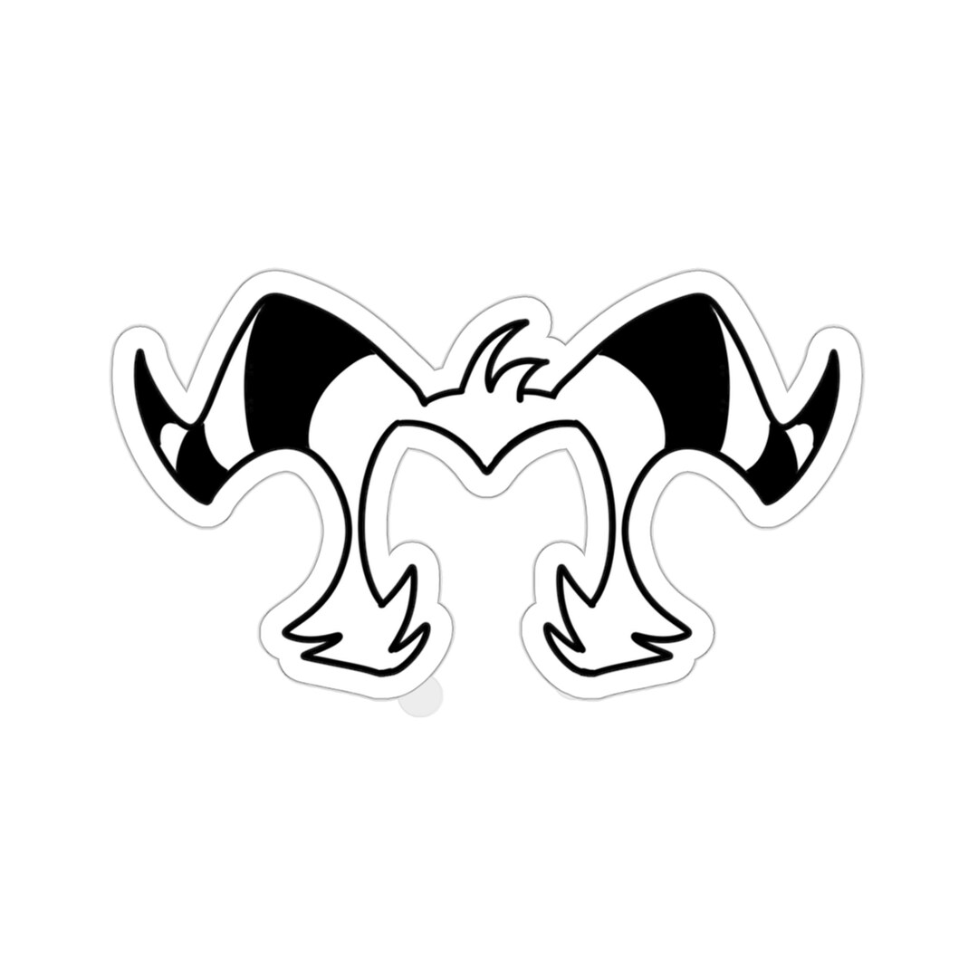 Moxxie Helluva Boss Millie Blitzo Demon Horns Sticker - Etsy